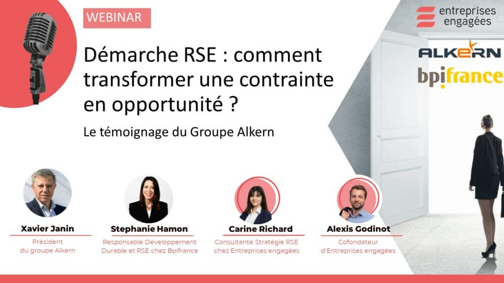 [WEBINAIRE] Démarche RSE : Comment transformer une contrainte en ...
